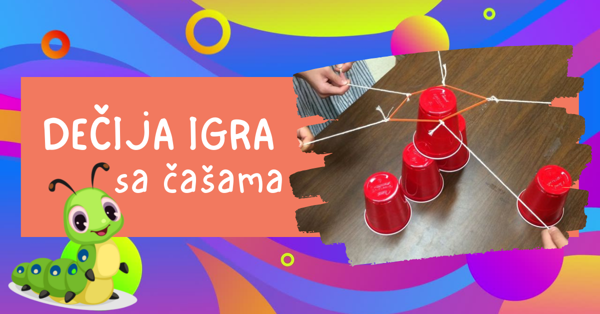 Dečija timska igra sa čašama - idealno za rođendane | Gusenica